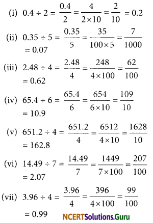 NCERT Solutions for Class 7 Maths Chapter 2 Fractions and Decimals Ex 2 ...