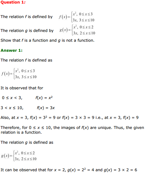 NCERT Solutions for Class 11 Maths Chapter 2 Relations and Functions Miscellaneous Exercise ...